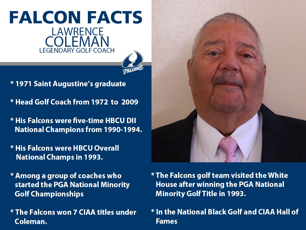 Falcon Facts Graphic (Lawrence Coleman) - Saint Augustine's University